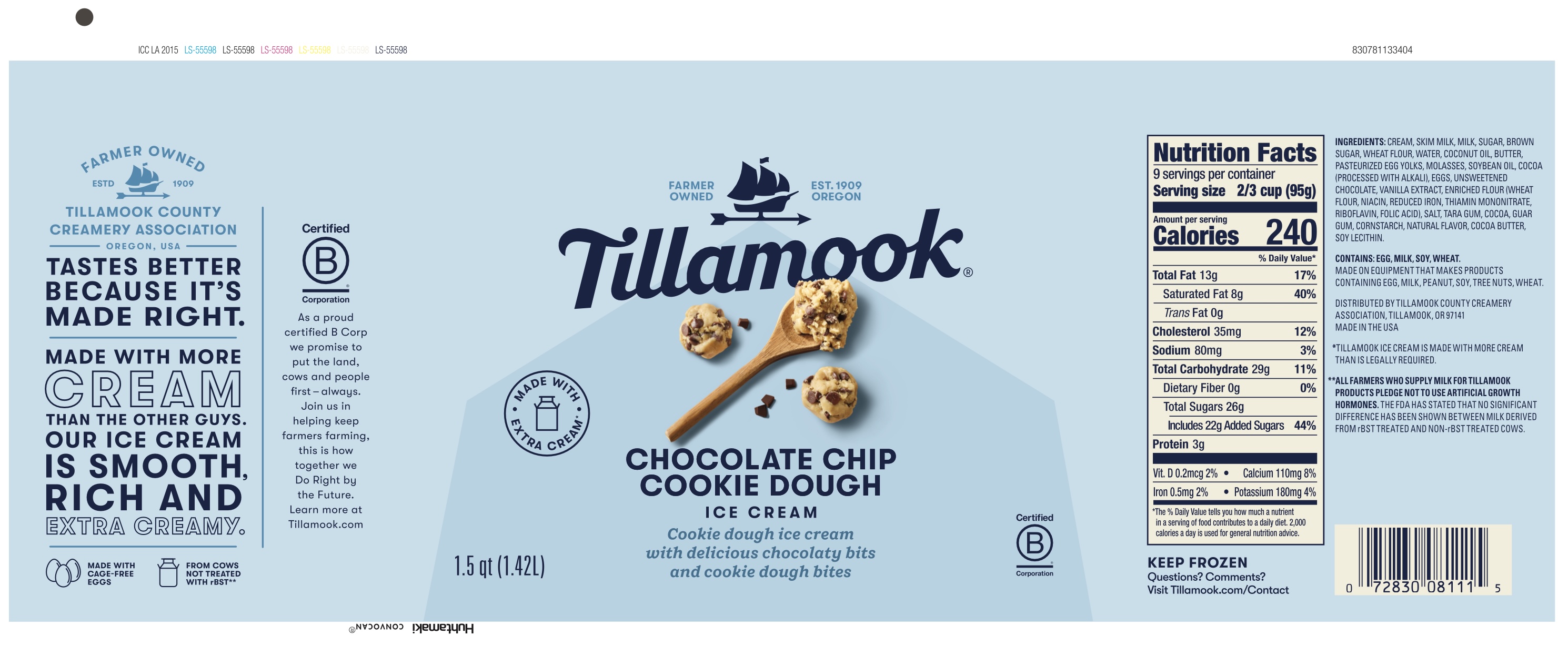 Till Choc Chip Cookie Dough 48 oz Sidewall CF V2 - Packaging – Food ...