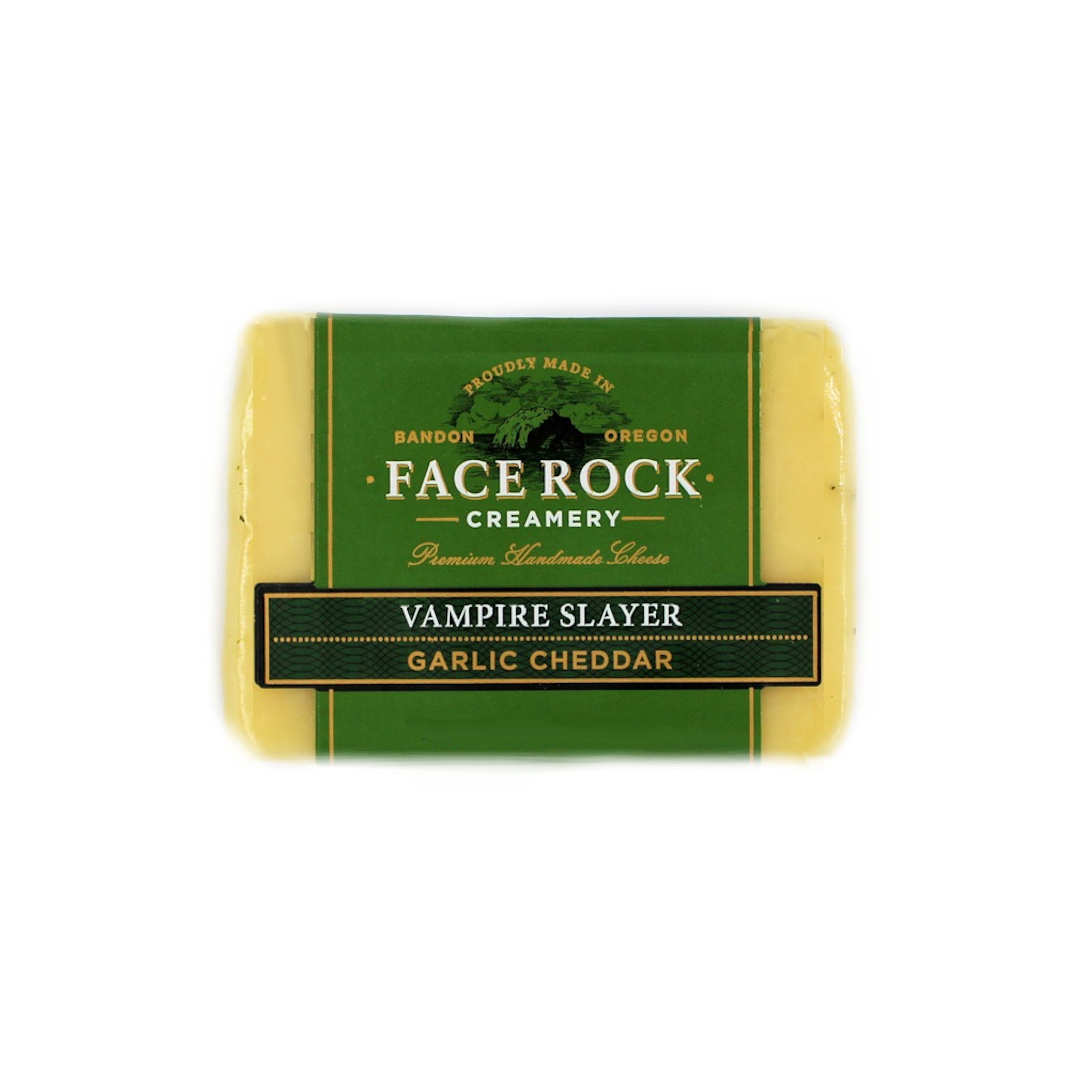Vampire Slayer Garlic Cheddar 6oz EW PC - Dairy - Face Rock Creamery ...